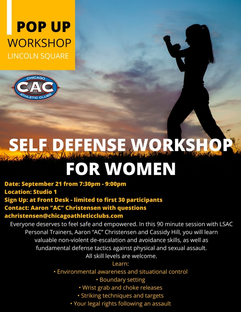 LSAC Pop Up: Self Defense Workshop for Women