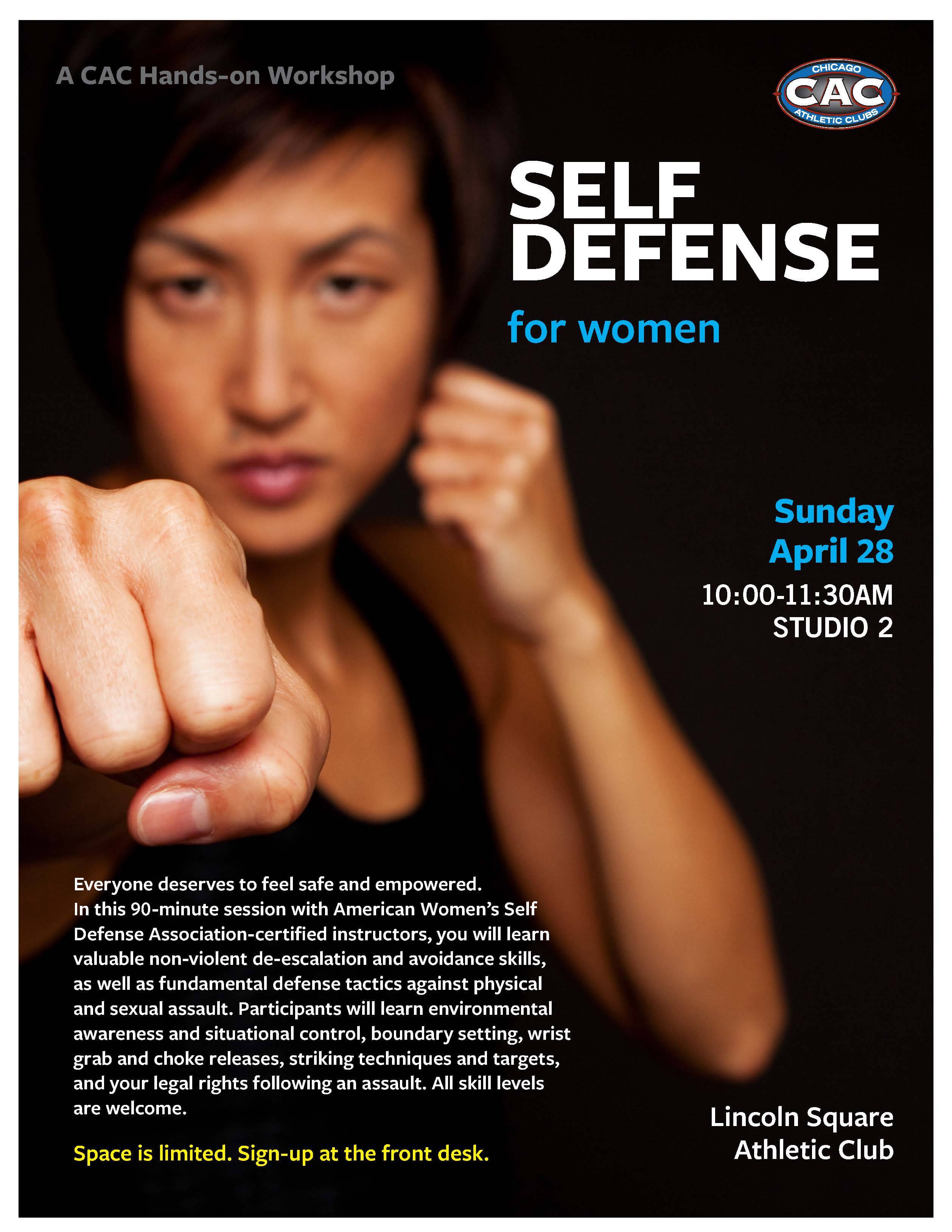 LSAC Pop-Up: Self Defense Workshop for Women