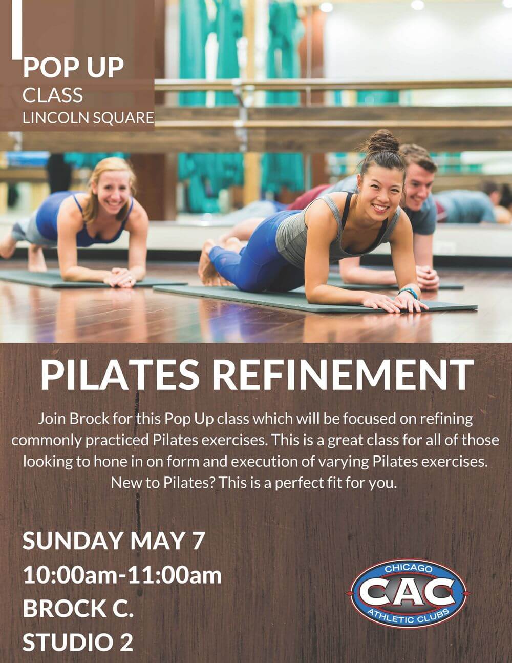 LSAC Pop UP: Pilates Refinement