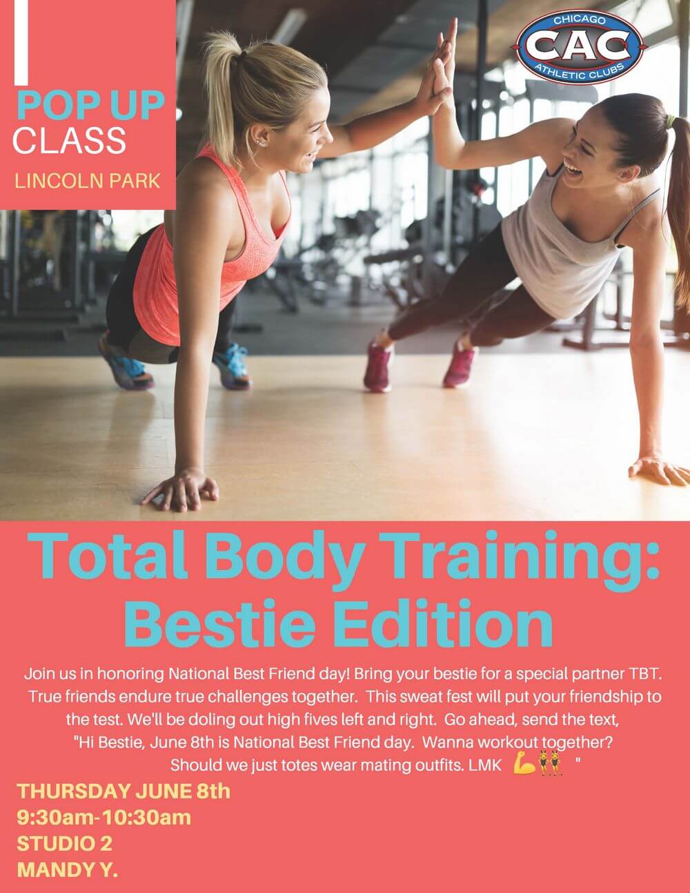 LPAC Pop Up: Total Body Training Bestie Edition